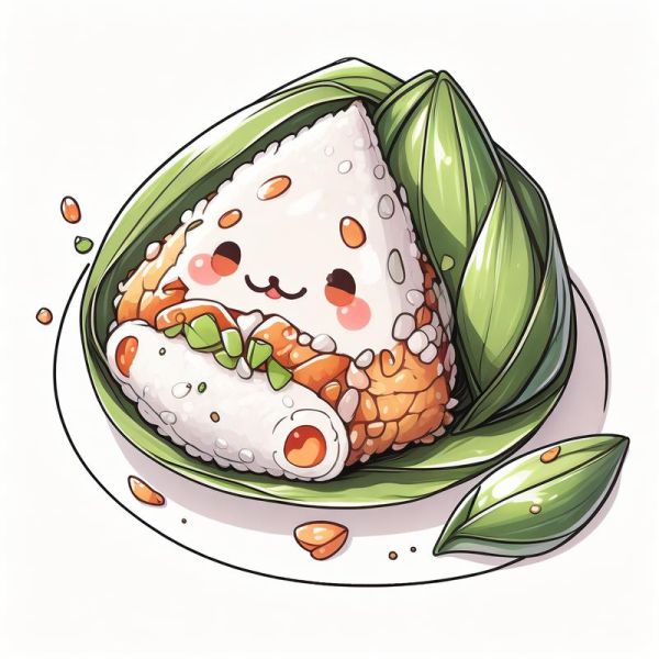 粽子图片萌图卡通_卡通粽子怎么画-第3张图片-山城妙识