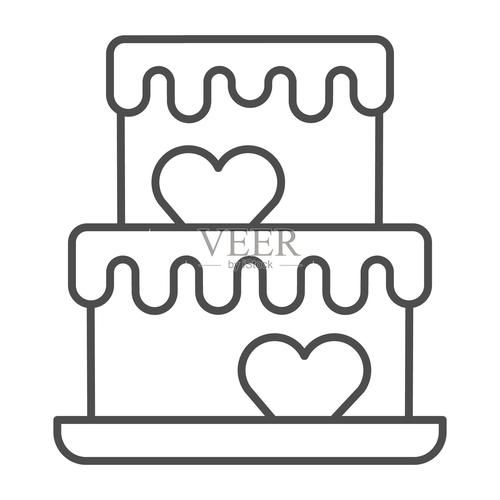 爱心蛋糕简笔画怎么画_爱心蛋糕简笔画步骤-第3张图片-山城妙识