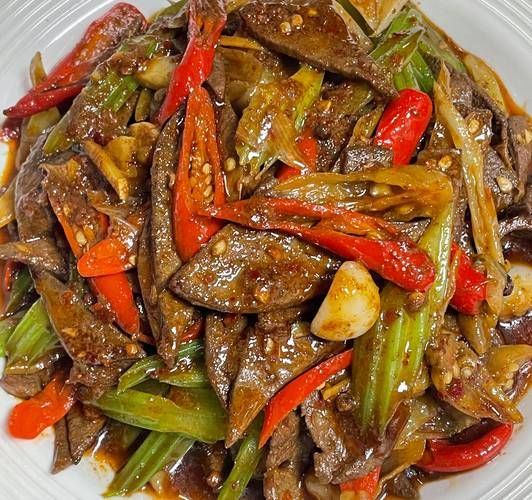 炒猪肝怎么炒才嫩_家常炒猪肝做法-第3张图片-山城妙识