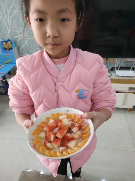 创意水果拼盘图片亲子_怎么教孩子写观察作文-第3张图片-山城妙识