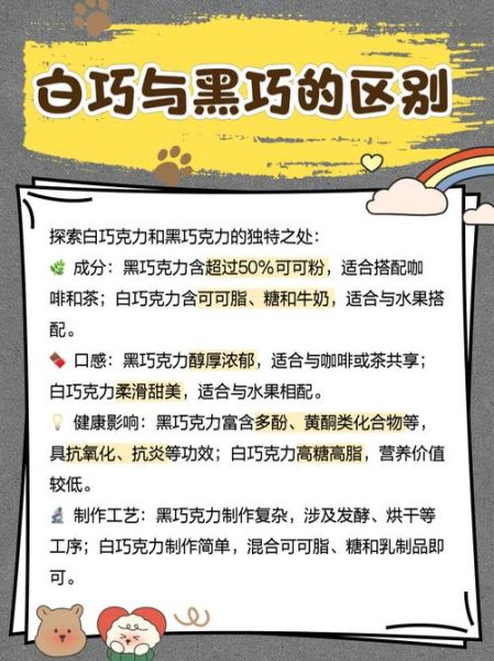白巧克力是什么做的_白巧克力和黑巧克力区别-第1张图片-山城妙识