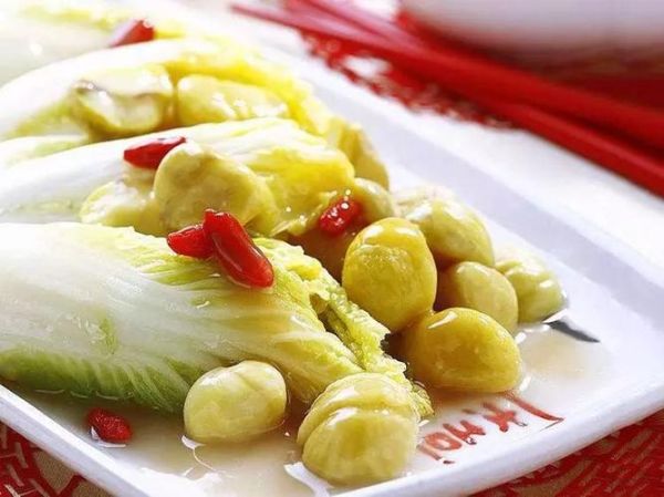 天津菜栗子扒白菜怎么做_栗子扒白菜正宗做法-第2张图片-山城妙识