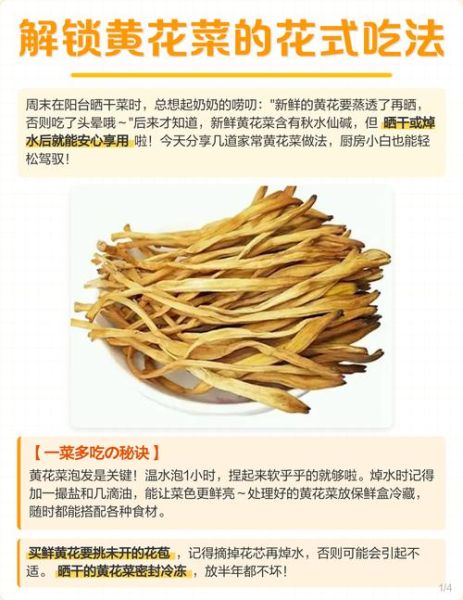新鲜黄花菜怎么吃没毒_去秋水仙碱方法-第2张图片-山城妙识