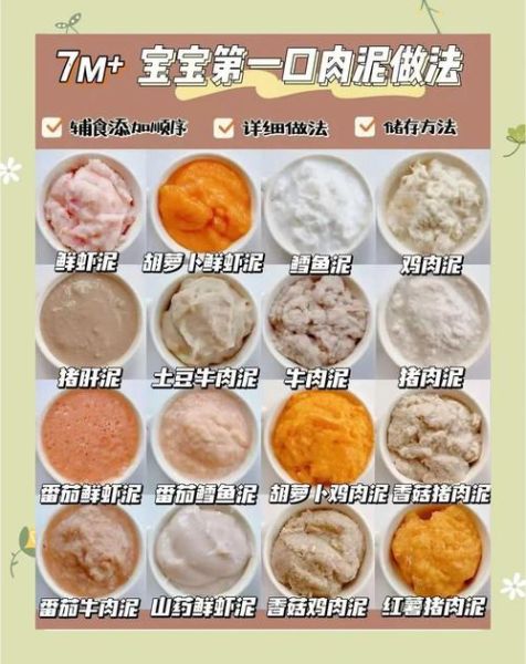 七个月婴儿每日食谱_辅食添加顺序-第1张图片-山城妙识