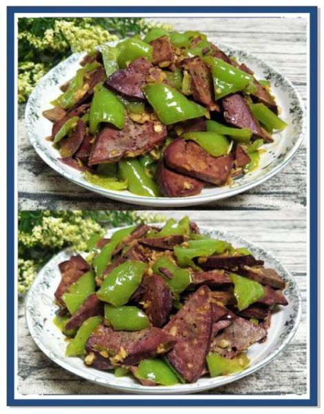 青椒炒猪肝怎么炒嫩_猪肝嫩滑不腥的秘诀-第1张图片-山城妙识