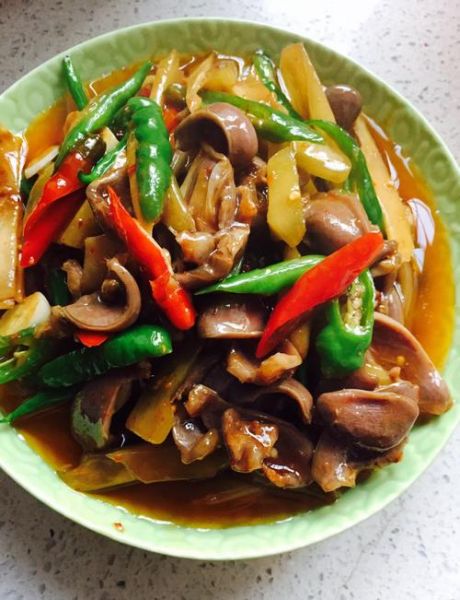 泡椒鸡胗的做法_川味泡椒鸡胗怎么炒才脆嫩-第1张图片-山城妙识