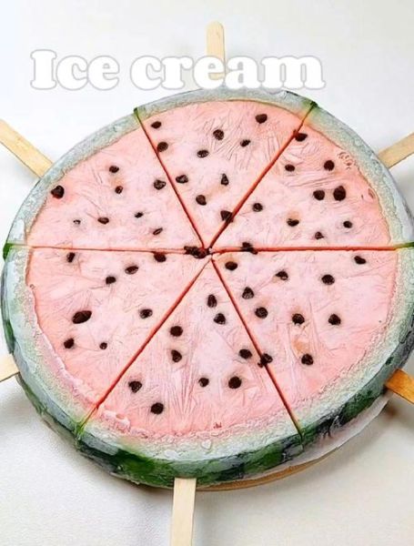 西瓜冰淇淋怎么做_网红同款配方揭秘-第3张图片-山城妙识
