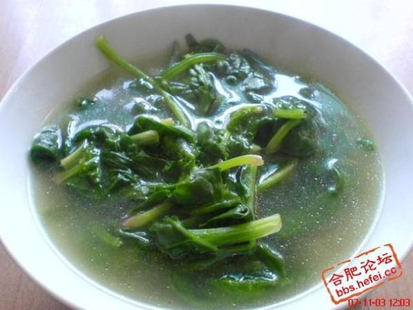 菠菜汤用焯菠菜吗_焯水后菠菜汤更绿吗-第3张图片-山城妙识 菠菜汤用焯菠菜吗_焯水后菠菜汤更绿吗-第3张图片-山城妙识