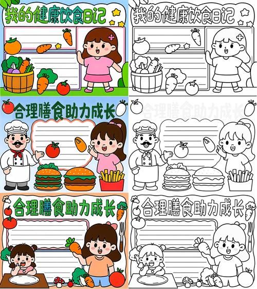 小学生营养菜谱手抄报怎么写_手抄报内容模板-第1张图片-山城妙识