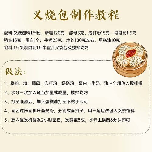 广式叉烧包用什么面粉_低筋面粉还是中筋面粉-第1张图片-山城妙识