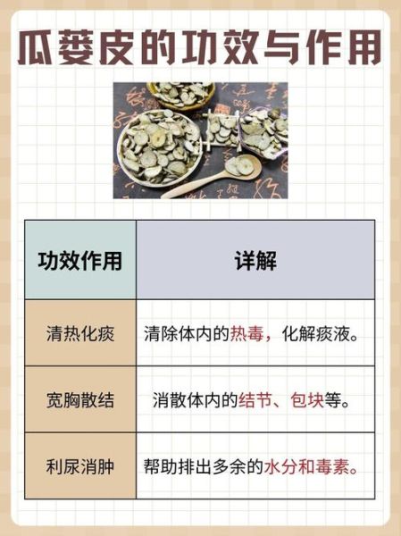 瓜蒌皮的功效与作用_瓜蒌皮泡水喝有什么功效-第3张图片-山城妙识