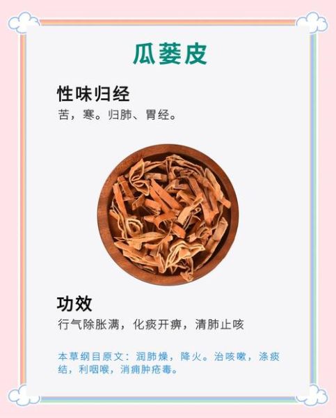 瓜蒌皮的功效与作用_瓜蒌皮泡水喝有什么功效-第1张图片-山城妙识