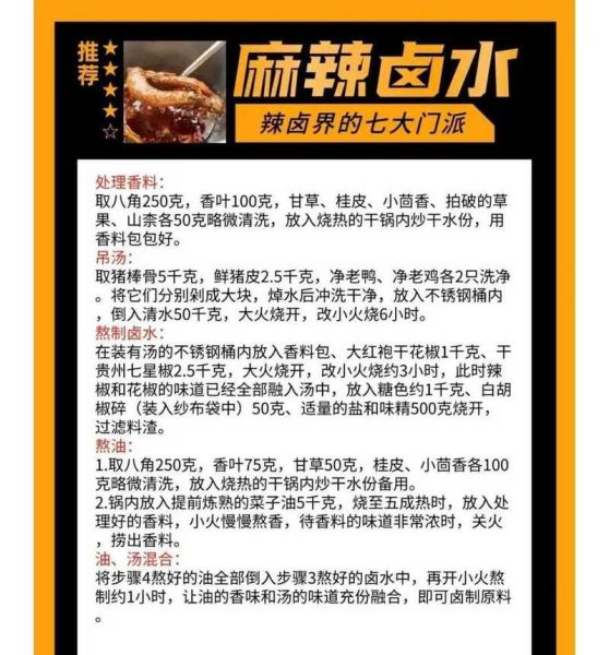 川味卤水配方秘方大全_正宗川卤怎么做-第2张图片-山城妙识