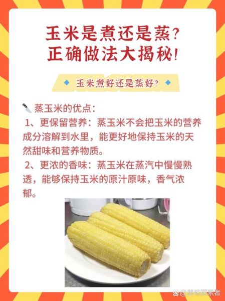 蒸玉米和煮玉米哪个好_蒸玉米和煮玉米的区别-第1张图片-山城妙识