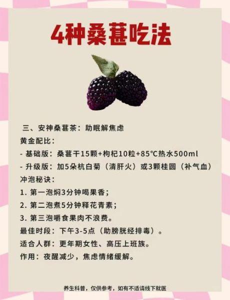 桑葚子怎么吃_桑葚子一天吃多少合适-第3张图片-山城妙识