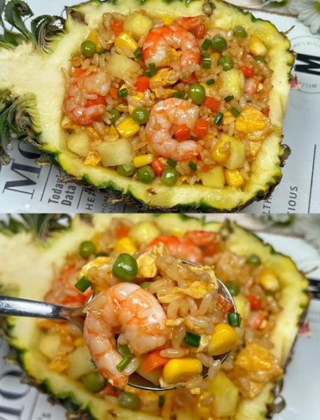 菠萝饭怎么做_菠萝饭简单做法视频-第2张图片-山城妙识