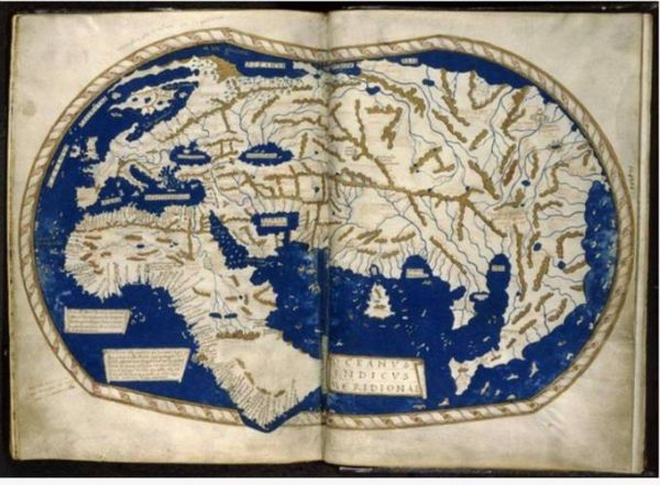 最早的航海图是什么_托勒密世界地图起源-第1张图片-山城妙识