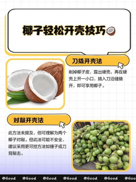 椰子怎么打开_椰子壳怎么切图解-第1张图片-山城妙识
