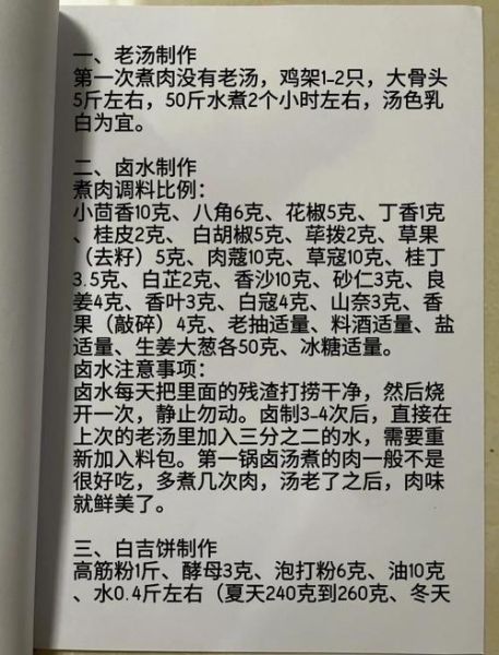 腊汁肉夹馍卤肉的做法及配料_正宗腊汁肉夹馍卤肉怎么做-第1张图片-山城妙识