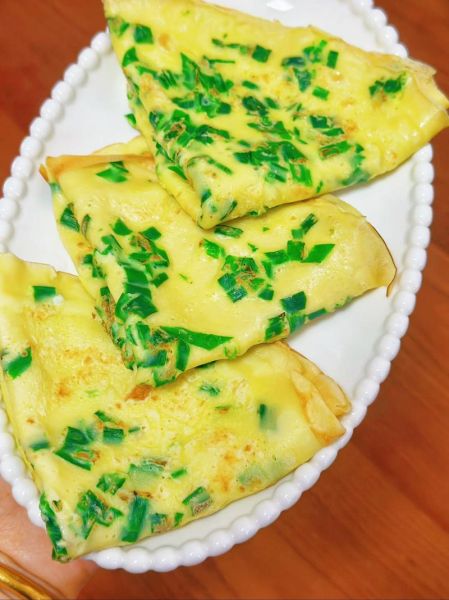 韭菜鸡蛋饼的热量是多少_减肥能吃吗-第2张图片-山城妙识