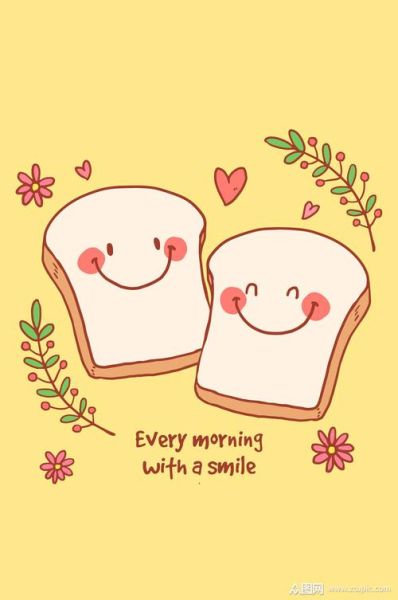 卡通可爱面包图片哪里找_面包卡通插画怎么画-第2张图片-山城妙识