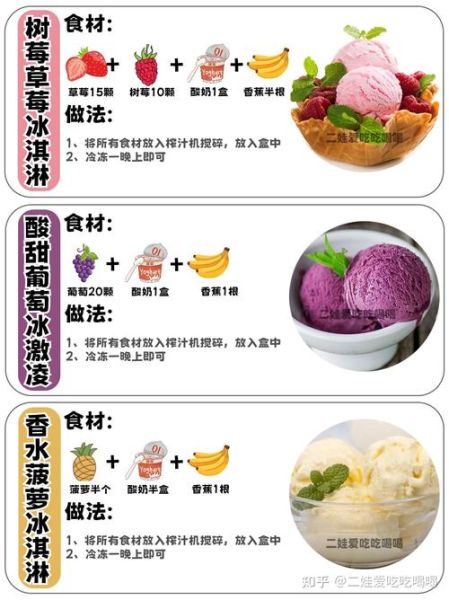 冰淇淋原料有哪些_自制冰淇淋需要什么材料-第2张图片-山城妙识
