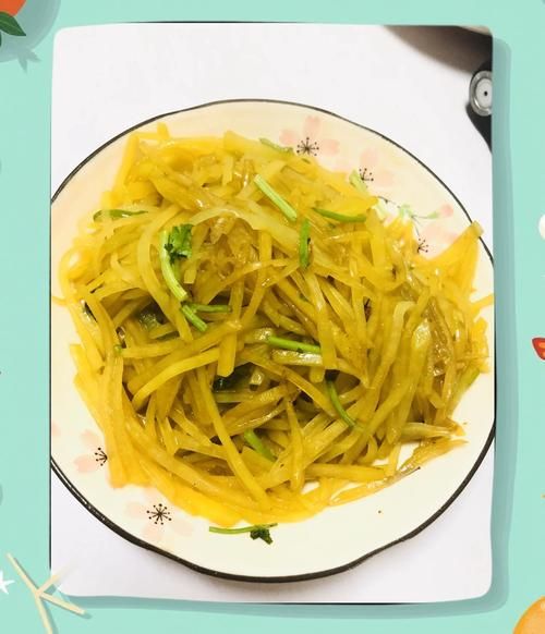 醋溜土豆丝图片大全大图_怎么炒才脆爽-第2张图片-山城妙识