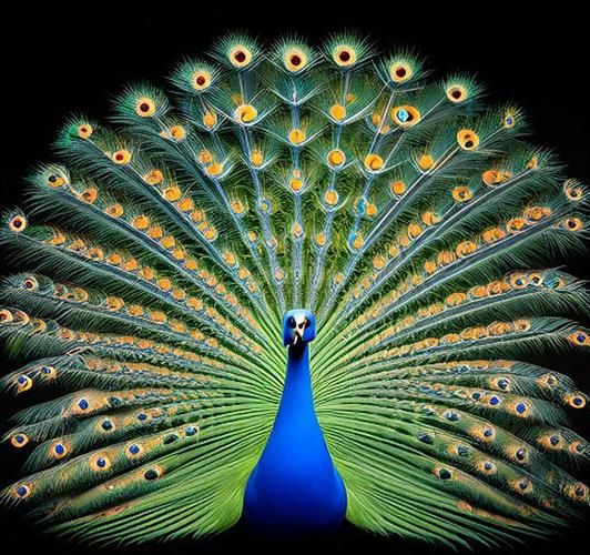 孔雀开屏寓意_孔雀开屏象征什么-第1张图片-山城妙识