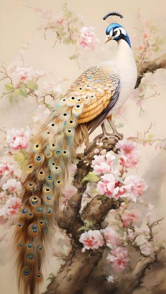 孔雀开屏寓意_孔雀开屏象征什么-第3张图片-山城妙识