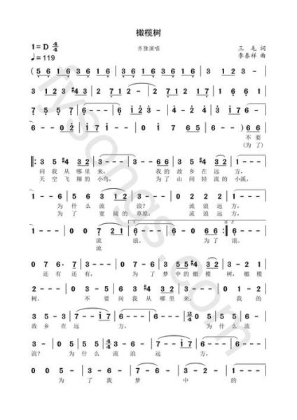 橄榄树歌曲原唱是谁_橄榄树歌词表达了什么-第3张图片-山城妙识 橄榄树歌曲原唱是谁_橄榄树歌词表达了什么-第3张图片-山城妙识