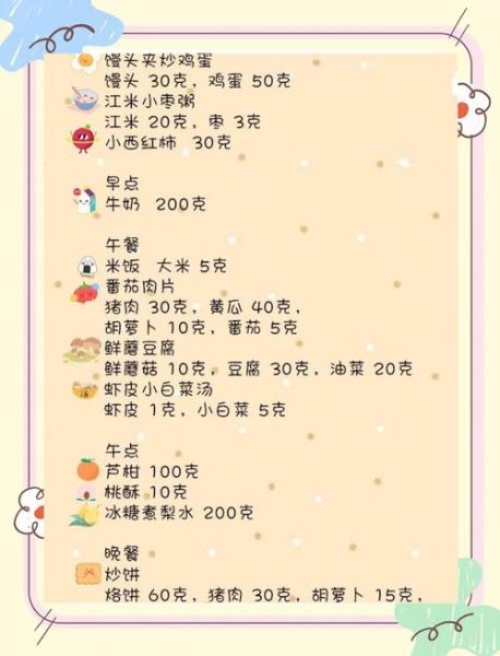 一岁三个月宝宝食谱大全一日三餐_如何搭配更营养-第2张图片-山城妙识