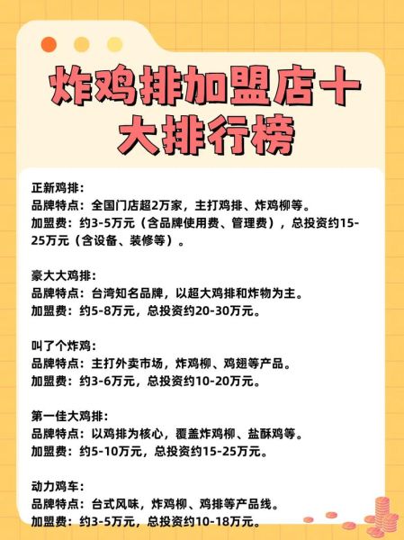 大脸鸡排加盟费多少钱_2024最新费用明细-第3张图片-山城妙识