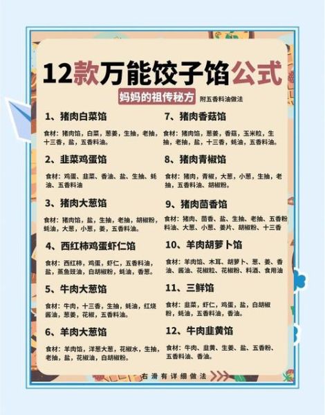 家常饺子馅有哪些_饺子馅怎么调才好吃-第1张图片-山城妙识 家常饺子馅有哪些_饺子馅怎么调才好吃-第1张图片-山城妙识