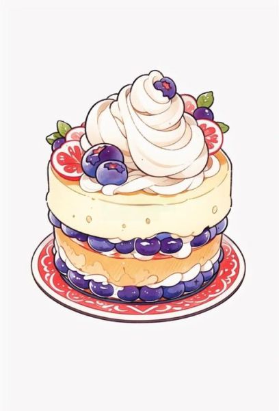 蛋糕图片大全卡通_卡通蛋糕怎么画-第2张图片-山城妙识