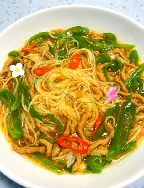 青椒肉丝面怎么做好吃_家常青椒肉丝面做法-第1张图片-山城妙识 青椒肉丝面怎么做好吃_家常青椒肉丝面做法-第1张图片-山城妙识