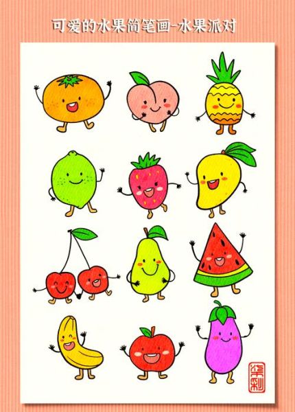 水果图片大全大图怎么画_水果插画高清步骤-第2张图片-山城妙识