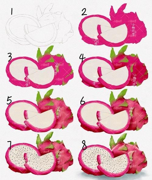水果图片大全大图怎么画_水果插画高清步骤-第3张图片-山城妙识