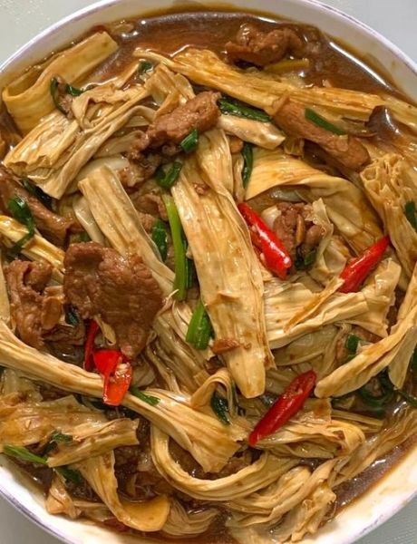 腐竹烧肉怎么做好吃_腐竹烧肉的家常做法窍门-第1张图片-山城妙识