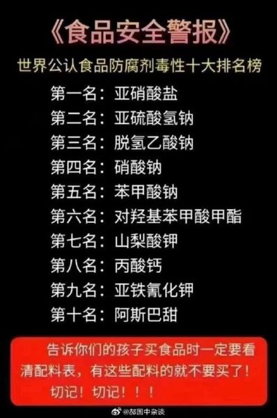 食品添加剂大全30种有哪些_安全剂量是多少-第3张图片-山城妙识