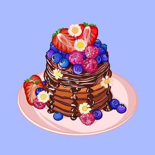 巧克力蛋糕卡通图片_如何画出可爱又诱人的造型-第2张图片-山城妙识 巧克力蛋糕卡通图片_如何画出可爱又诱人的造型-第2张图片-山城妙识