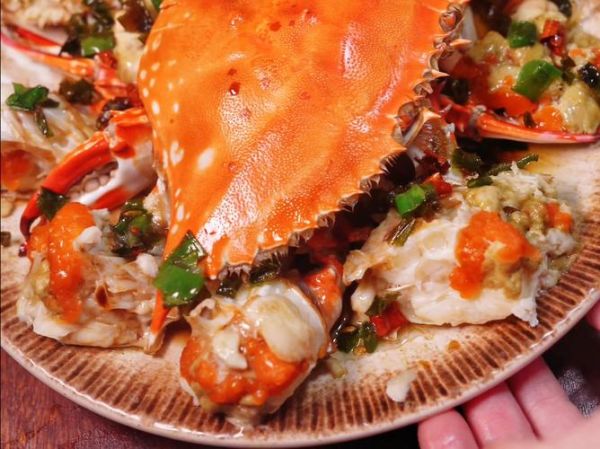 葱油梭子蟹怎么做_葱油梭子蟹蒸多久-第1张图片-山城妙识