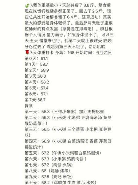 辟谷减肥的正确方法7天食谱_辟谷期间能吃什么-第2张图片-山城妙识