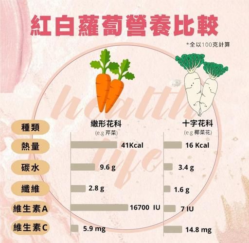 红萝卜和白萝卜的区别_哪个营养更高-第1张图片-山城妙识 红萝卜和白萝卜的区别_哪个营养更高-第1张图片-山城妙识