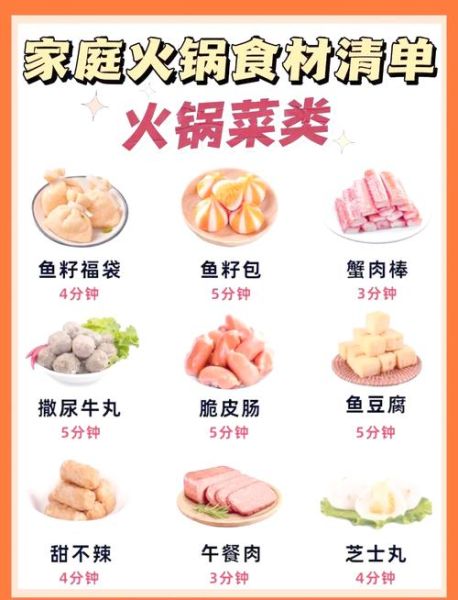 火锅食材有哪些_火锅配菜清单大全-第1张图片-山城妙识