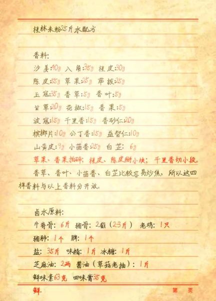 桂林米粉卤水28种香草配料有哪些_正宗做法怎么配-第1张图片-山城妙识 桂林米粉卤水28种香草配料有哪些_正宗做法怎么配-第1张图片-山城妙识