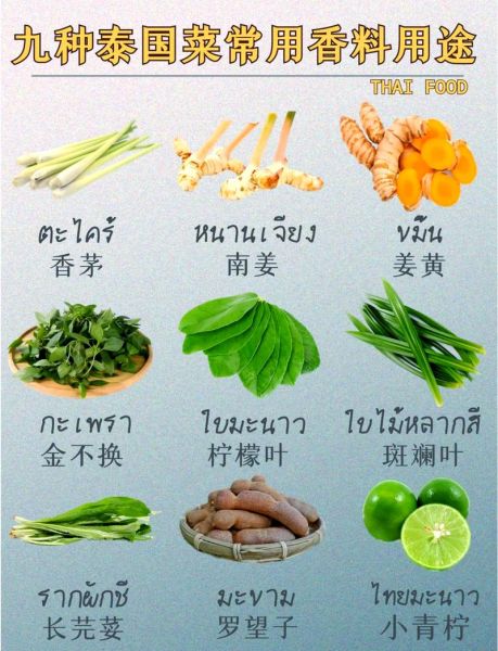 泰国菜香料有哪些_泰国菜香料怎么用-第1张图片-山城妙识