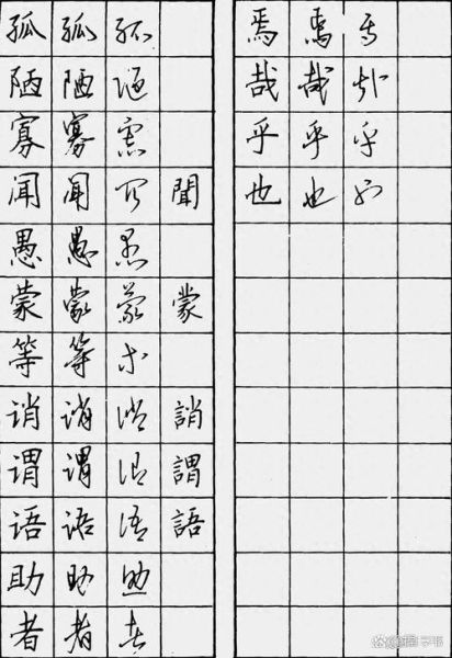 硬笔书法图片大全大图_如何临摹-第2张图片-山城妙识