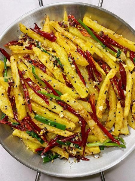 干煸孜然土豆条怎么做_干煸孜然土豆条家常做法-第1张图片-山城妙识