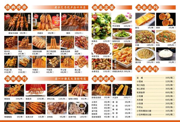 烧烤菜单大全图片欣赏_如何挑选最诱人的烤串-第2张图片-山城妙识