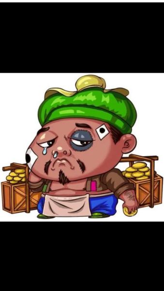 武大郎卡通形象_怎么画才有趣-第2张图片-山城妙识